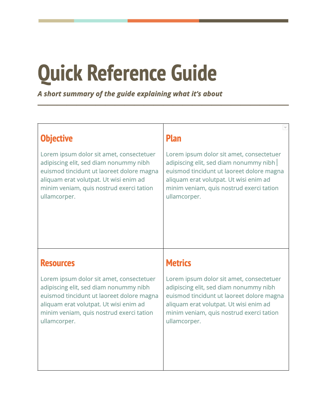 How To Create Use Quick Reference Guides Free Template Inside Scribe